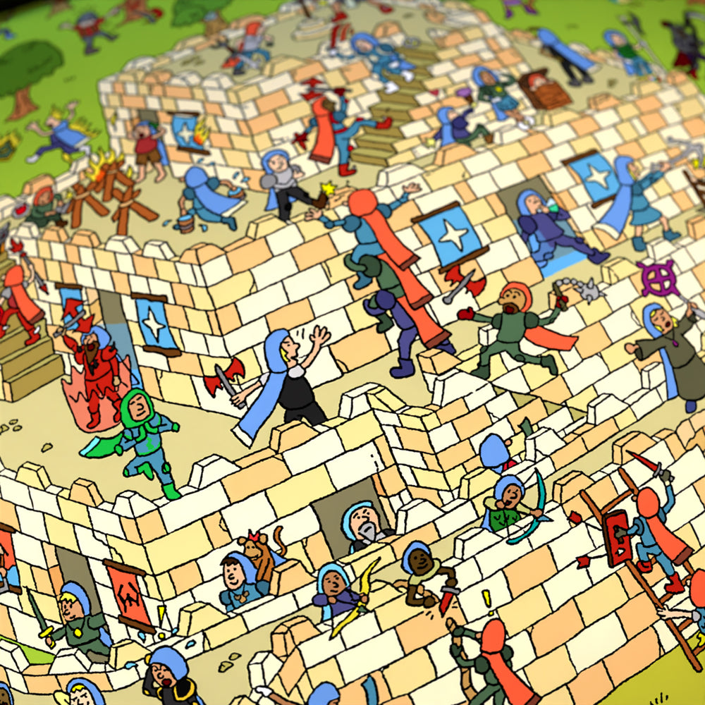 Castle Wars Desk Mat – CreatorCrafted