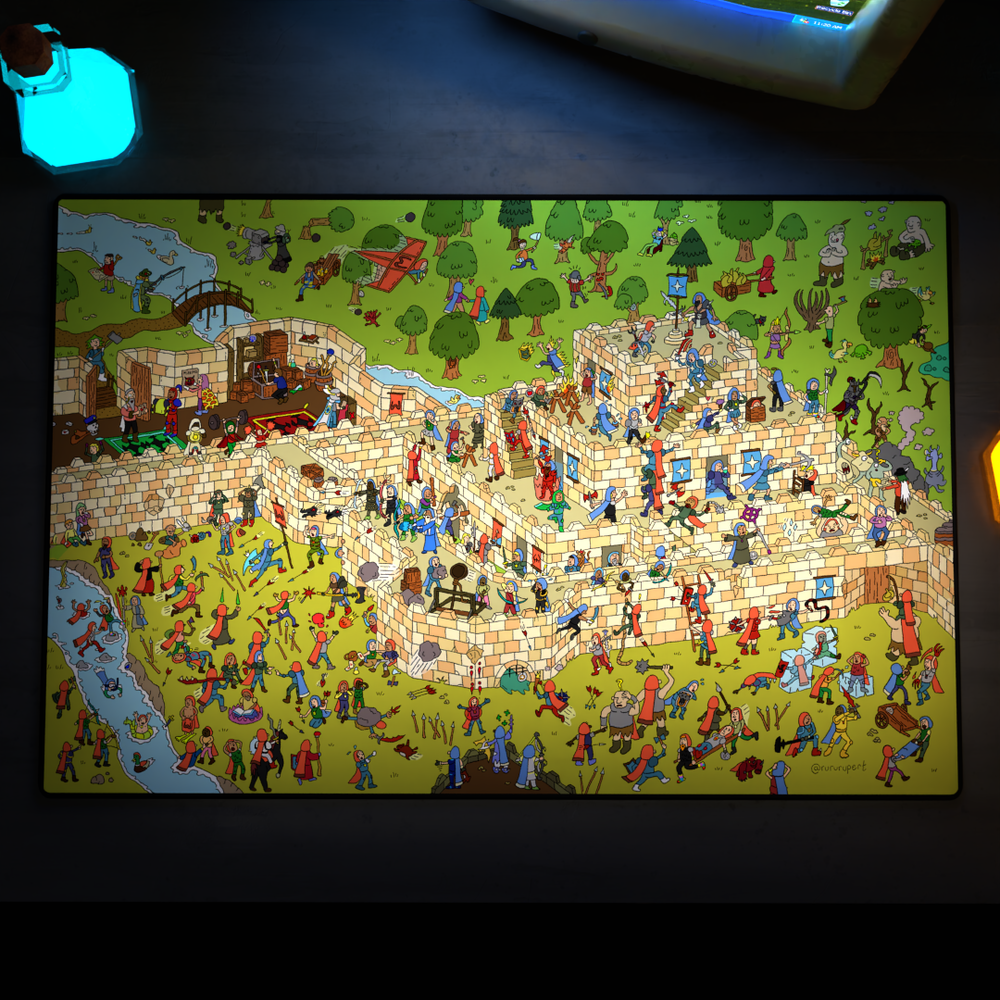 Castle Wars Desk Mat – CreatorCrafted