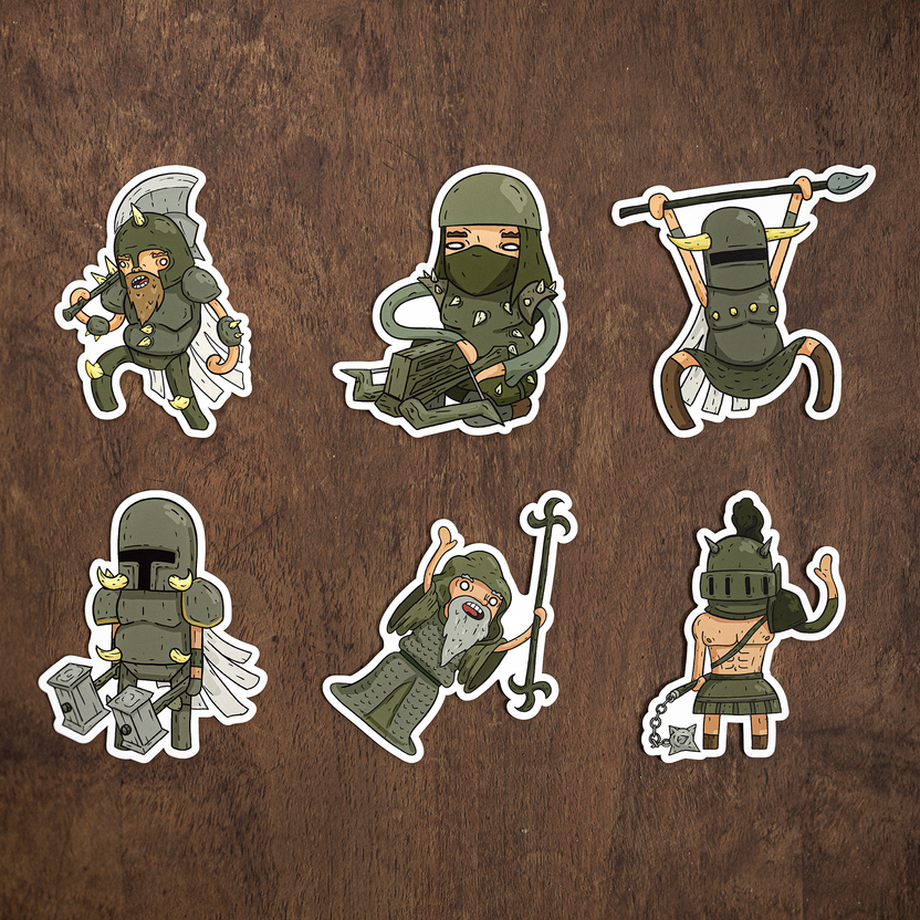 Barrows Sticker Set – CreatorCrafted