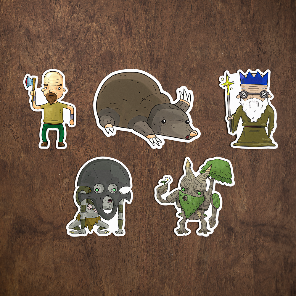 Legends Sticker Set – CreatorCrafted